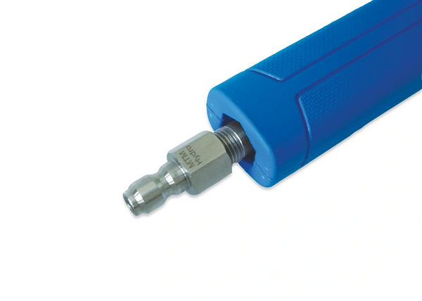 MTM HYDRO ACQUALINE 316 STAINLESS 20" BENT LANCE w/ STAINLESS STEEL QU ...