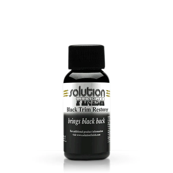 Solution Finish Black Trim Restorer 2oz - Passion Detailing